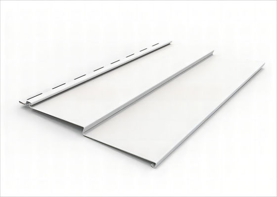 CE White Vertical Vinyl Siding Cladding With High Impact Resistance