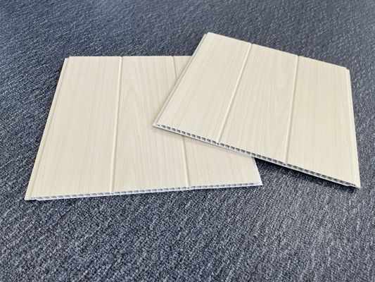 PVDF Outdoor PVC Wall Cladding 9mm Thickness Fireproof Plastic Outside ...