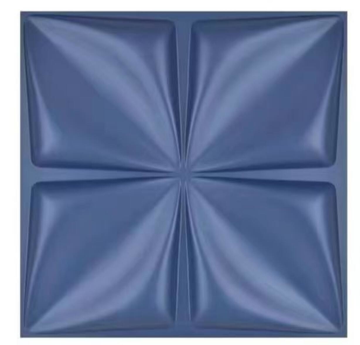 Thickness 1mm Interior 3D Wall Panels Decorative Plastic Cladding Sheets