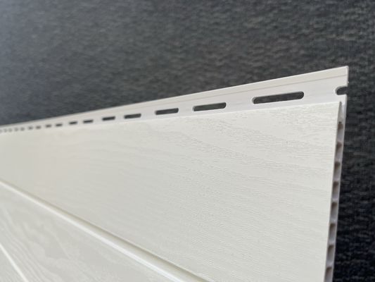 Smooth White UPVC Exterior Cladding Outside Plastic Cladding ISO Certifcate