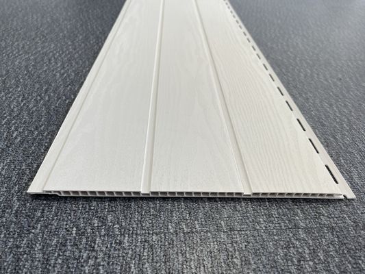 Smooth White UPVC Exterior Cladding Outside Plastic Cladding ISO Certifcate
